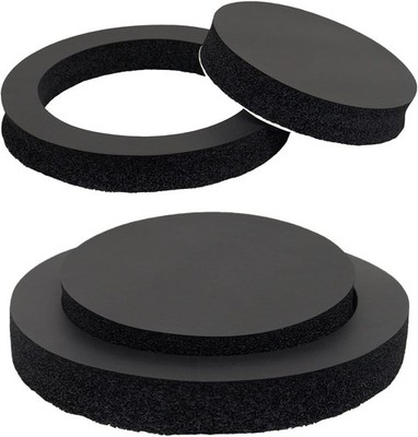 6-1/2 Inch Car Door Speaker Foam Rings High Rebound Sponge Bass Blocker ...