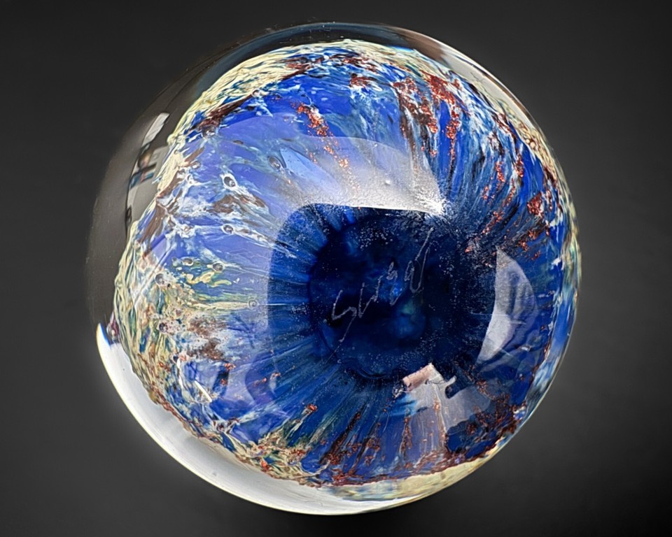 Doug Sweet 1.8" Millefiori Undersea Lampwork Contemporary Art Glass ...