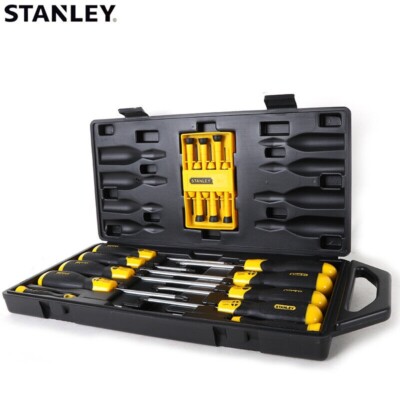 Stanley 68-0002C Cushion Grip Screwdriver Set,Chrome Vanadium Steel and ...