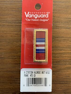 NOS Vanguard US Army Valorous Unit Citation Army Valorous Unit Award | eBay