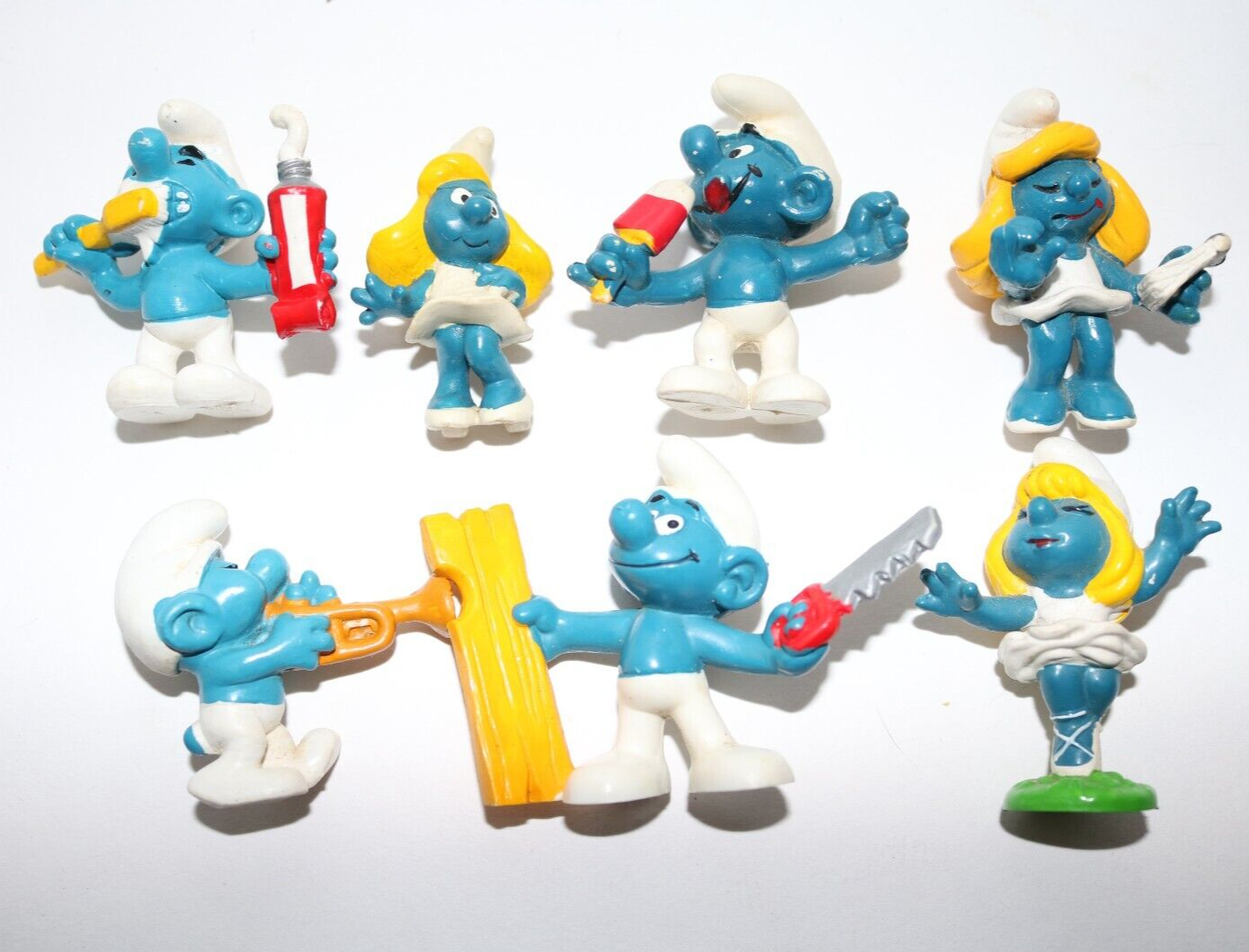 Smurfs Plastic PVC Figures Toys Vintage 70s 80s Peyo | eBay