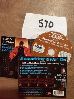 Todd Terry Something Going On CD Disc and Artwork ONLY No Case No ...