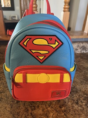 Loungefly DC Superman Mini Backpack Bag NEW WITHOUT TAGS | eBay
