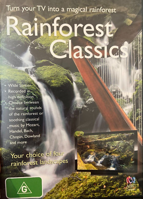 Rainforest Classics region 4 DVD (relaxation / background tv program ...