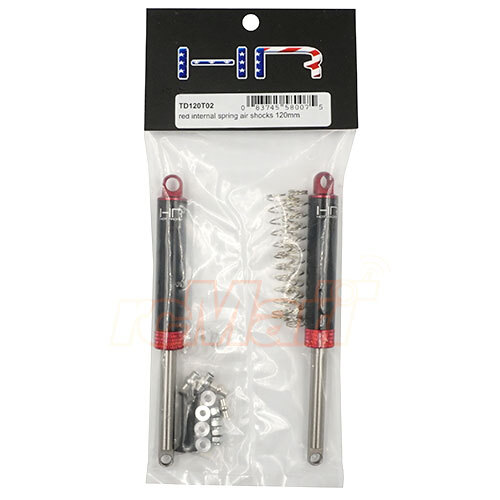 Hot Racing Aluminum 120mm Internal Spring Air Shocks Set For 1:10 RC ...