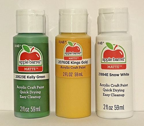 Acrylic Paint Matte Set Green Bay Packers NFL Team Color Theme Kit New ...