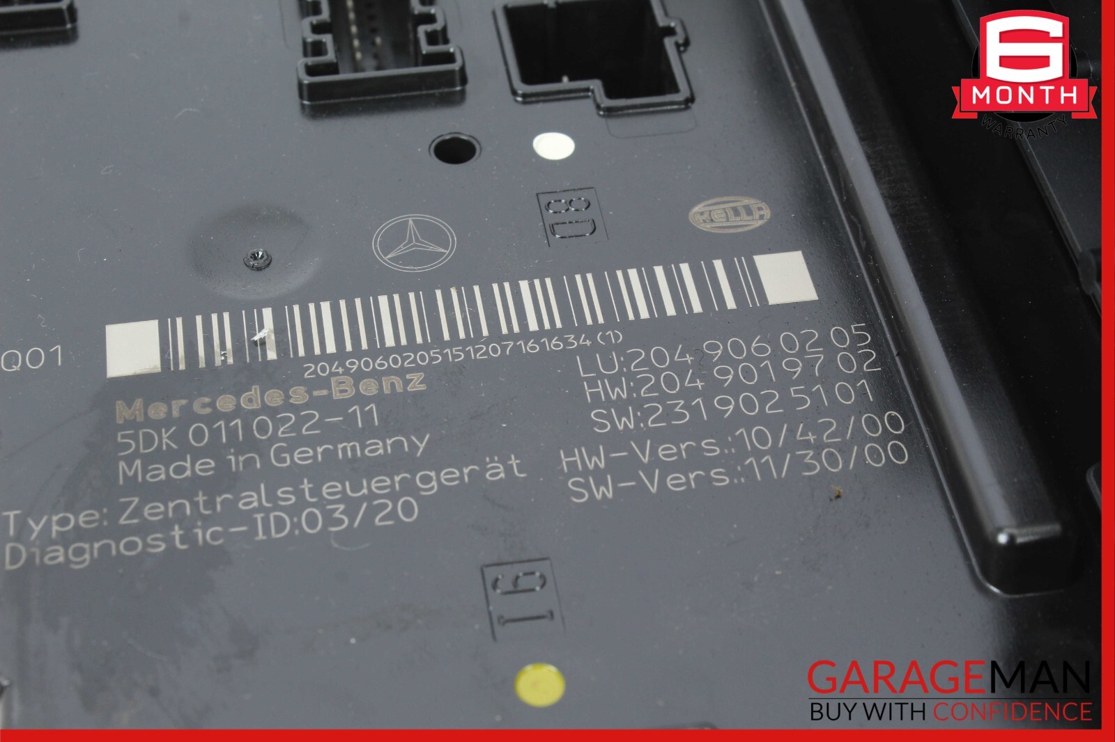 12-14 Mercedes W204 C250 C350 C63 AMG Rear SAM Module Relay Fuse Box ...