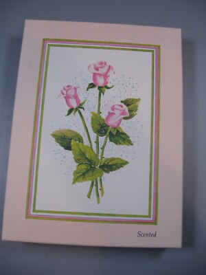 Vintage Box Eaton Scented Writing Paper Sweetheart Rose Sealed | eBay