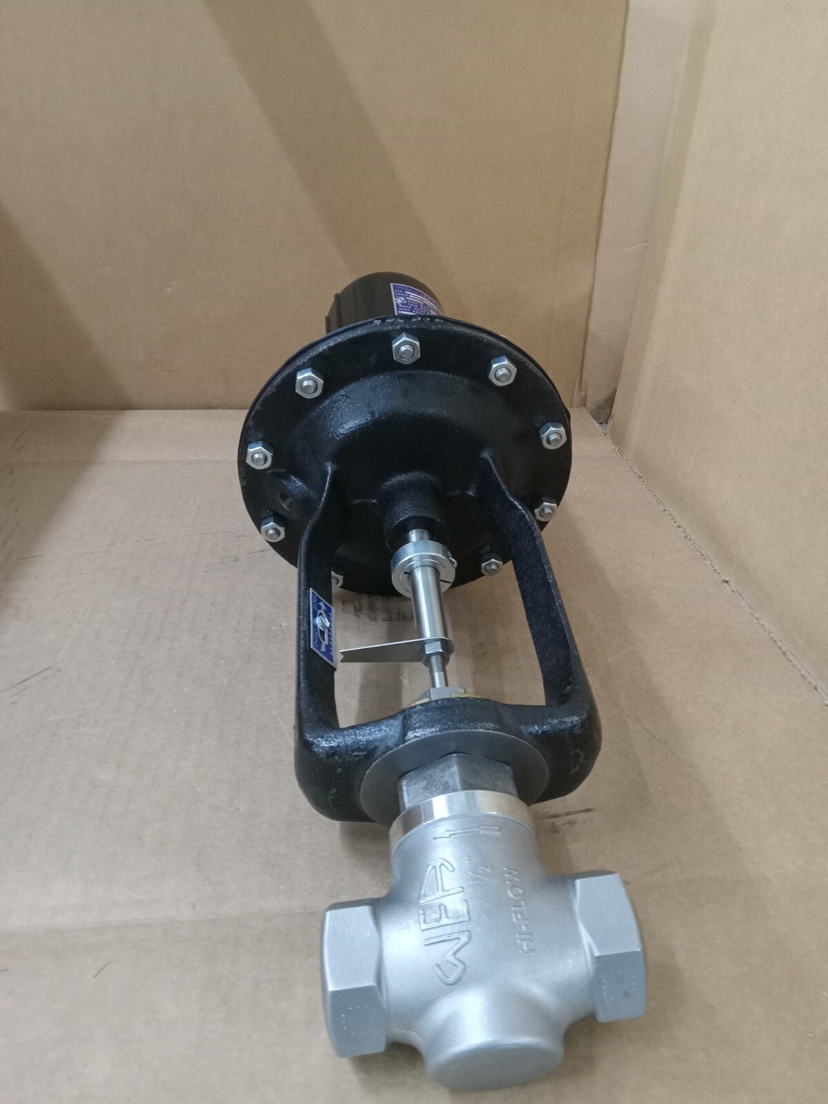 W.E. Anderson 1/2 Inch Lin-E-Aire Control Valve W/ Actuator ...