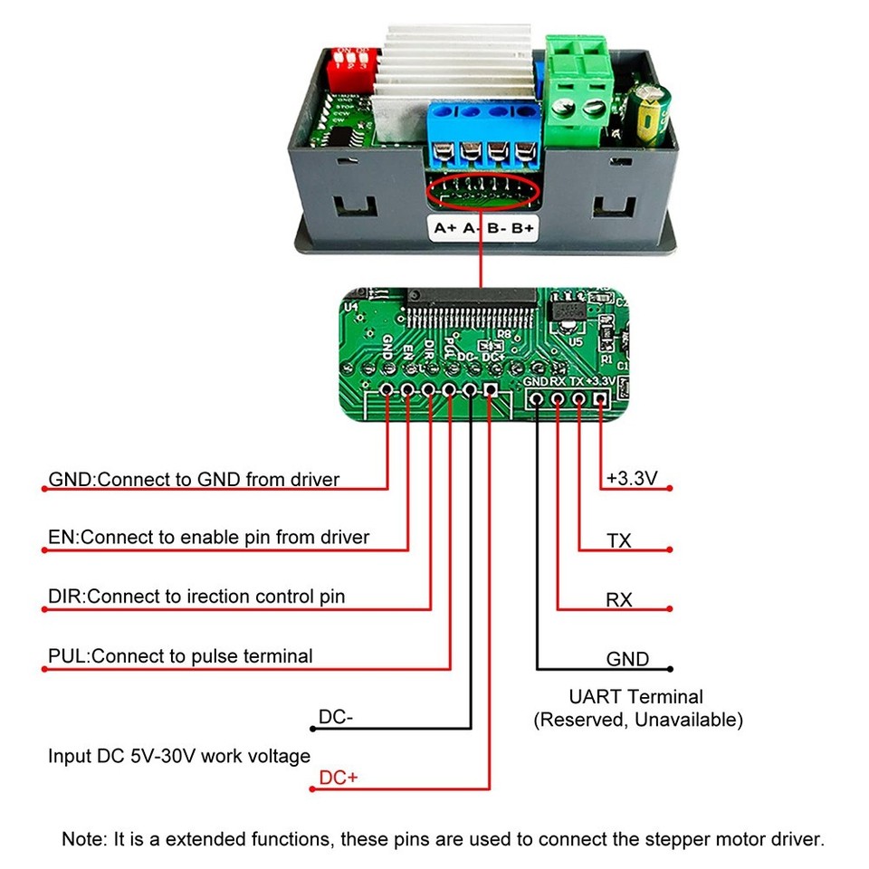 -SMC02 Stepper Motor Driver Controller Integrated Board Forward ...