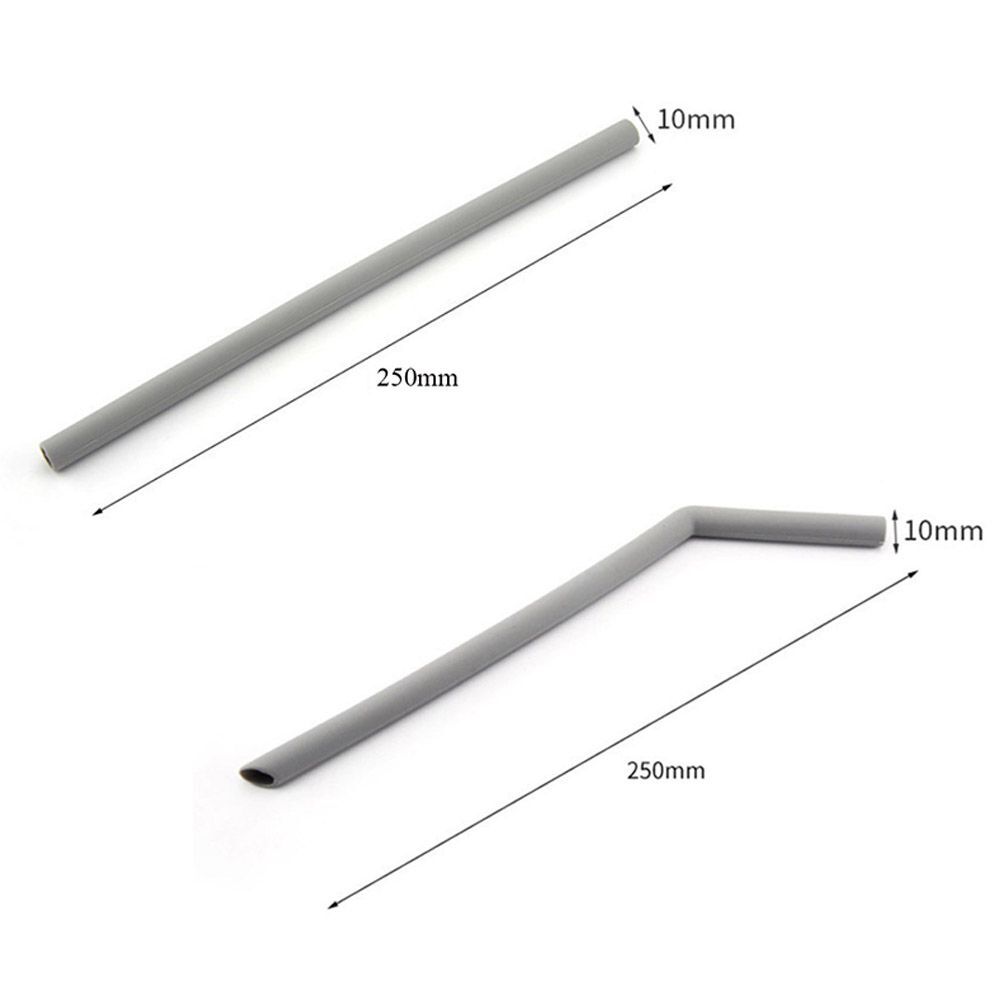 Candy Color Filter Pipette Straight Bend Silicone Drinking Straws ...