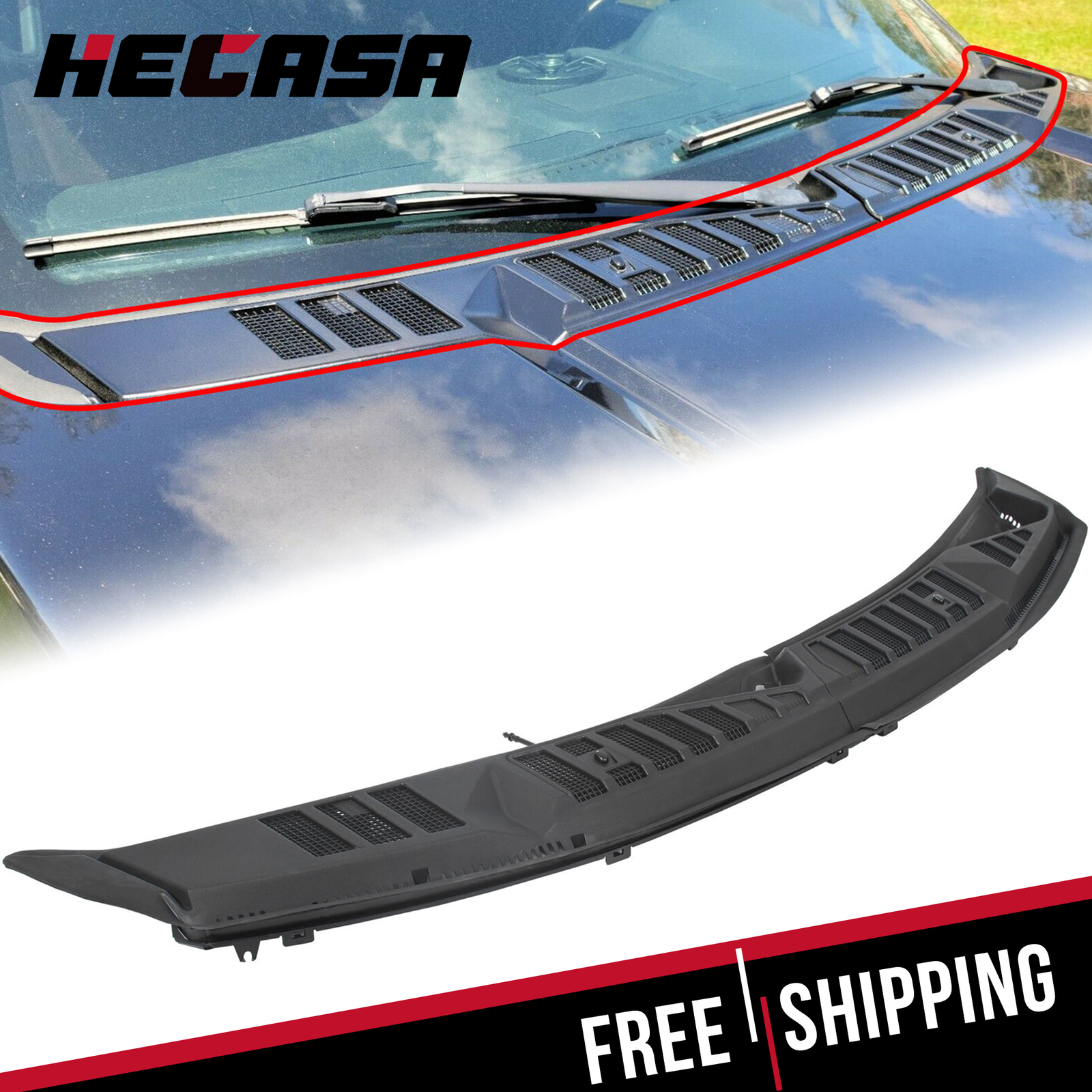 Improved Windshield Window Wiper Cowl Cover Right Left for 2015-2020 ...