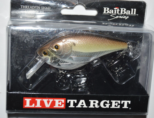koppers live target baitball threadfin shad metallic olive copper 3" 5 ...