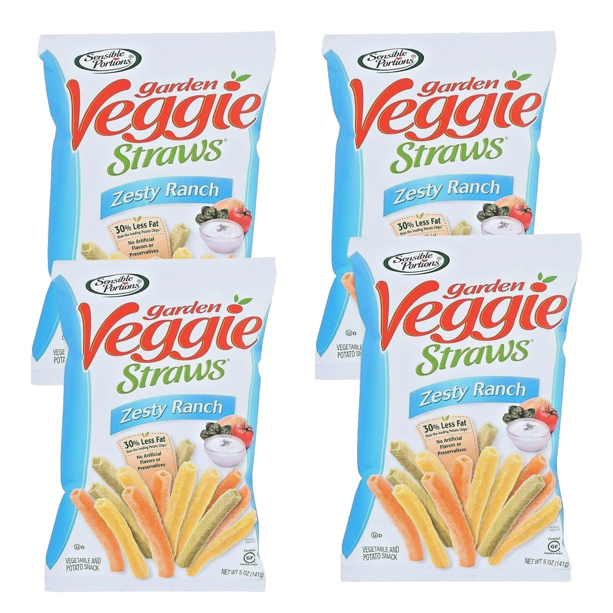 Veggie Sticks Snack Bags Sensible Portions Garden Veggie Straws Sea