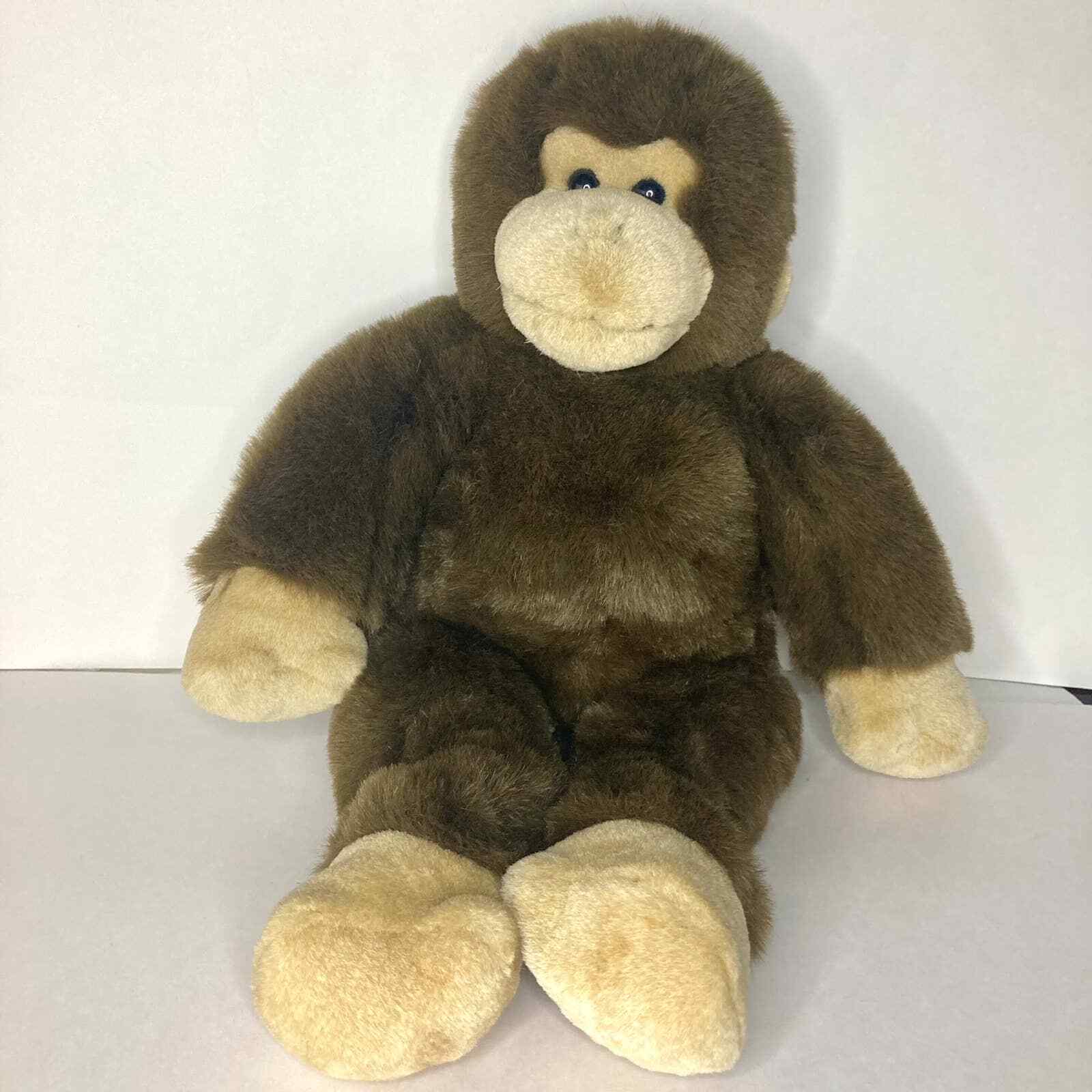 Build a Bear 17" Vintage Plush Brown Monkey Chimp Gorilla Stuffed ...
