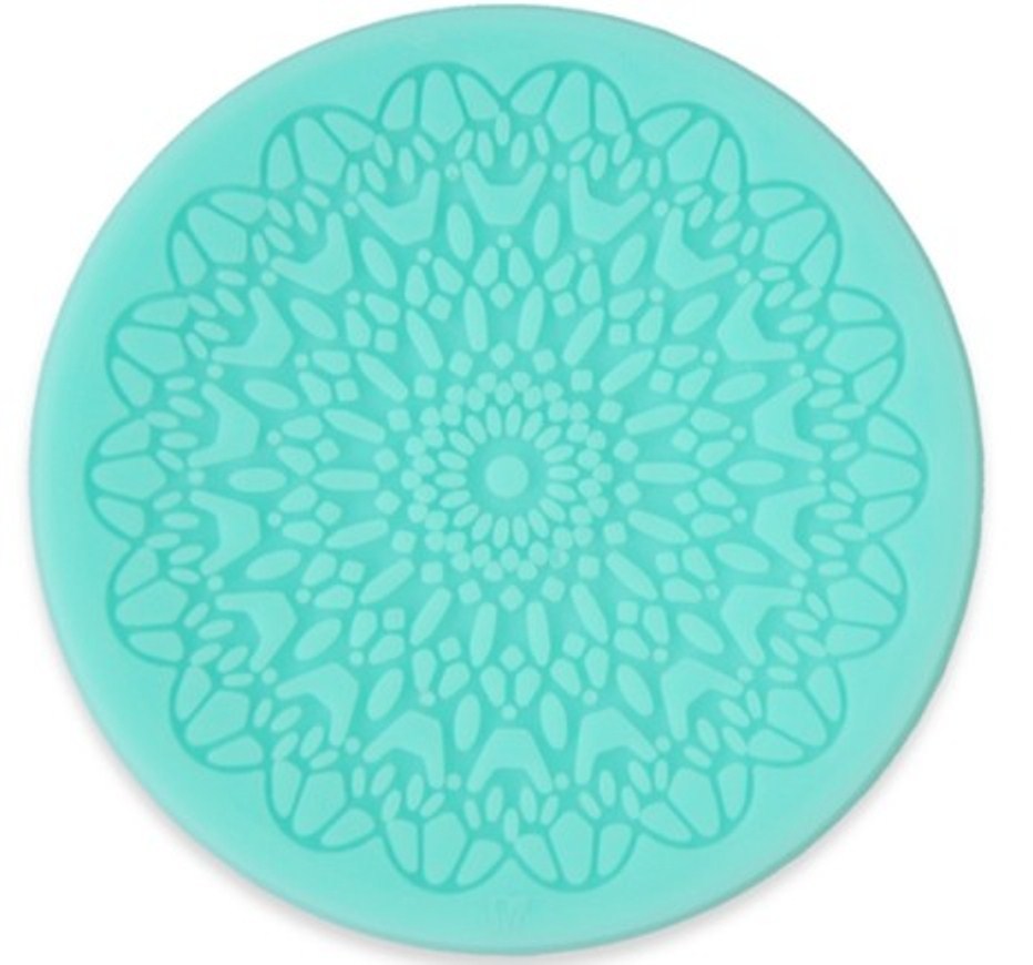 Lace Embossing Fondant Mat Silicone Mold Cake Toppers DIY Cake ...