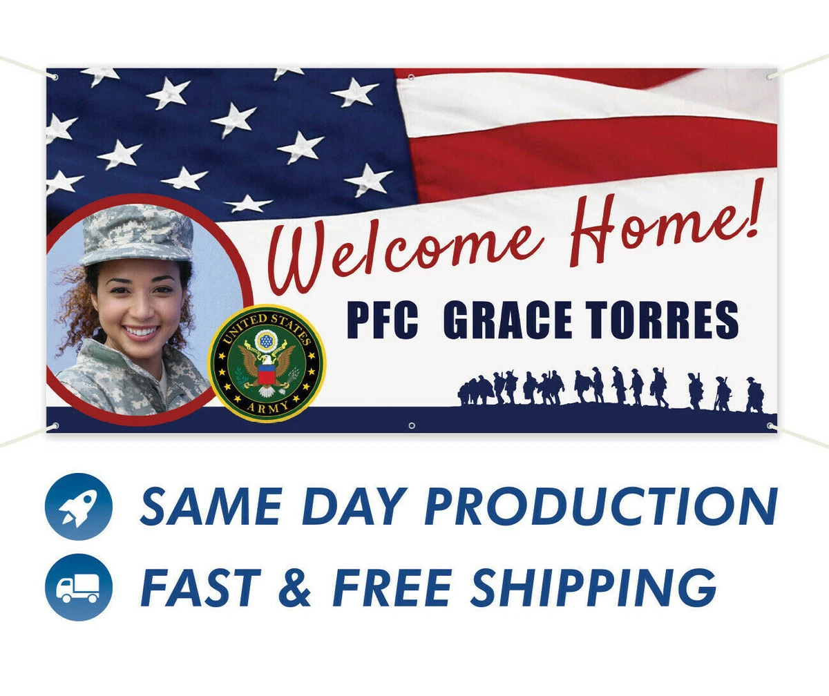 Welcome Back Banner Military