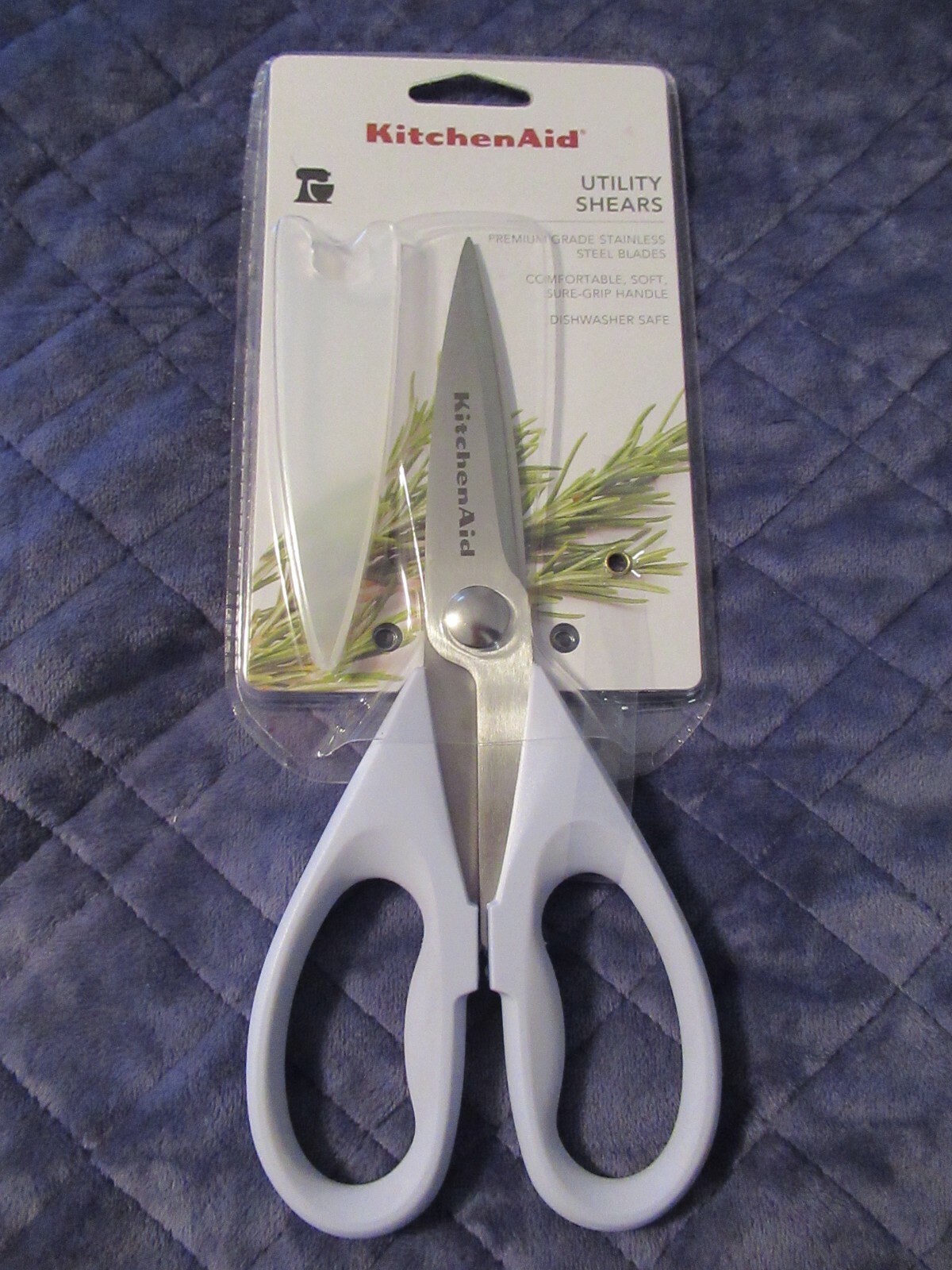 KitchenAid Lavender Purple Utility Shears-Comfortable Soft Sure-Grip ...