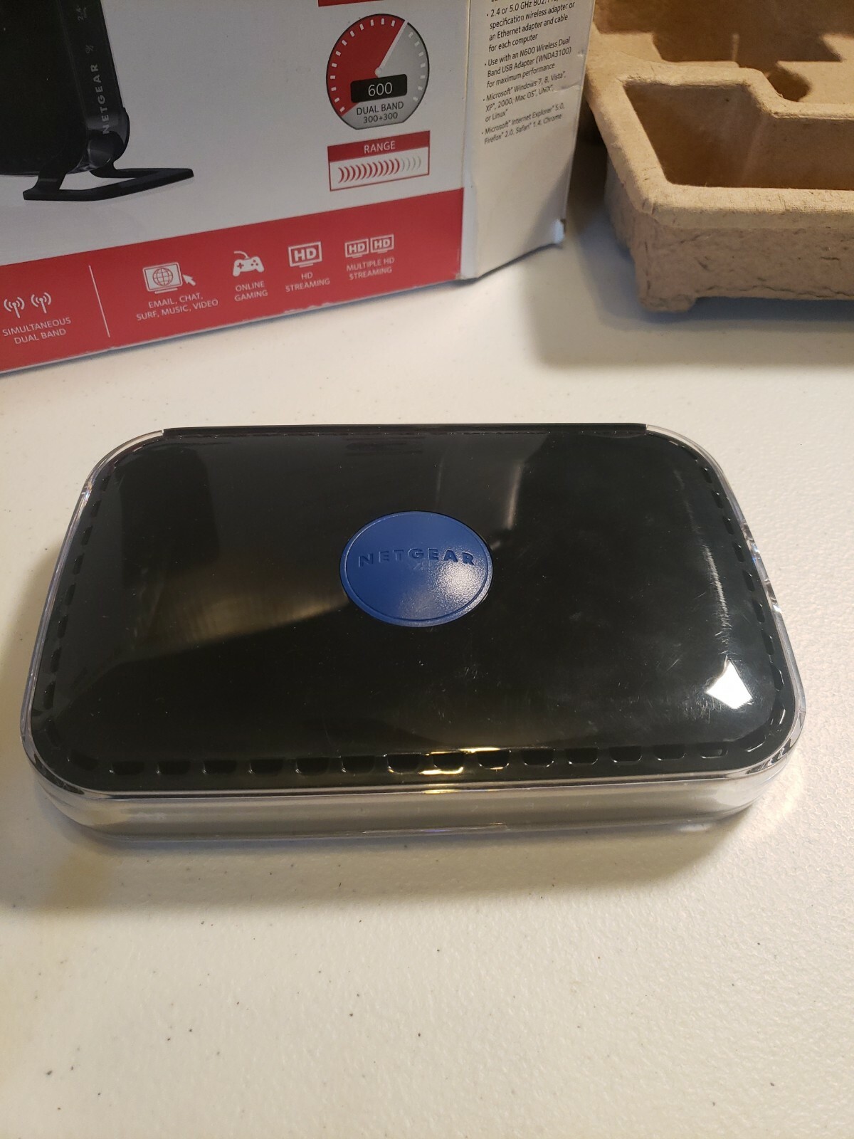 NETGEAR Router N600 300 Mbps 4 Port 300 Mbps Wireless Dual Band ...