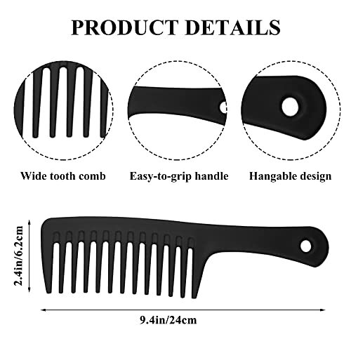 1st Choice Large Tooth Detangle Comb Shampoo Wide Teeth Comb Hair White ...