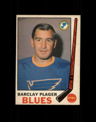 1969 O-Pee-Chee Hockey #176 Barclay Plager RC RC STARX 6.5 EX/MT+ ...