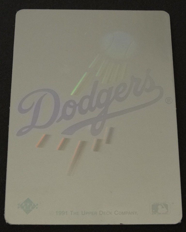 1991 1992 Upper Deck Hologram Team Logo Sticker Baseball Card You U ...