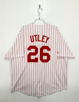 Chase Utley Philadelphia Phillies Vintage Original Majestic XXL Jersey ...
