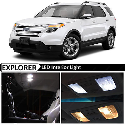 13x White Interior LED Light Replacement Package Kit for 2011-2017 Ford ...