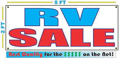 RV SALE Full Color Banner Sign NEW XXL Size Best Quality for the ...