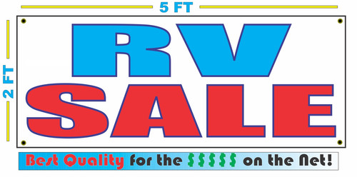 RV SALE Full Color Banner Sign NEW XXL Size Best Quality for the ...