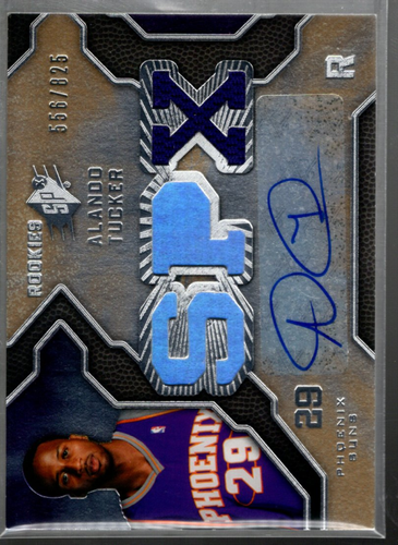 A8793- 2007-08 SPx #117 Alando Tucker RC Auto Jersey / 825 - Nm-Mt ...
