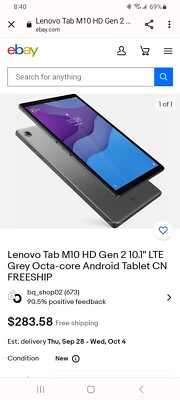 Lenovo Tab 2 A10 A10-70 16GB, Wi-Fi, 10.1in - Midnight Blue | eBay
