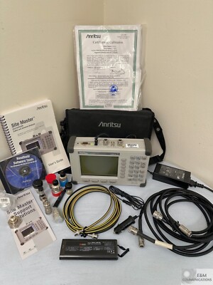 S332D ANRITSU SITE MASTER CABLE ANTENNA ANALYZER CALIB 9-MAR-21 SN ...