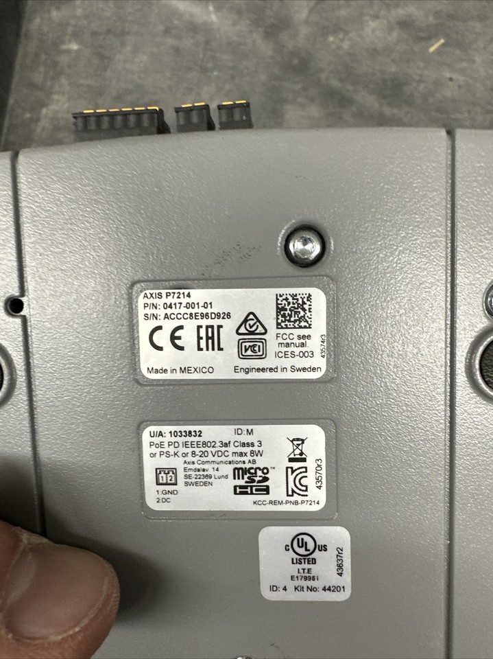 Axis Communications P7214 Video Encoder - With Power Supply | eBay