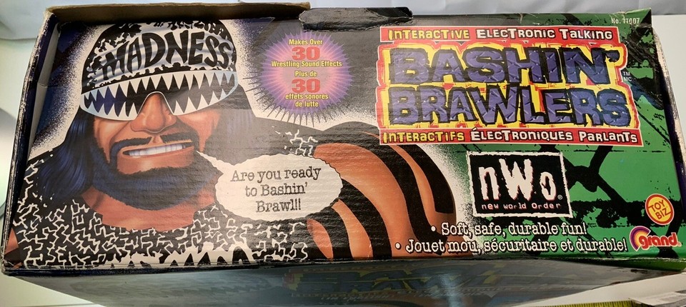 Bashin' Brawlers N.W.O. Macho Man Randy Savage Electronic Talking Plush ...