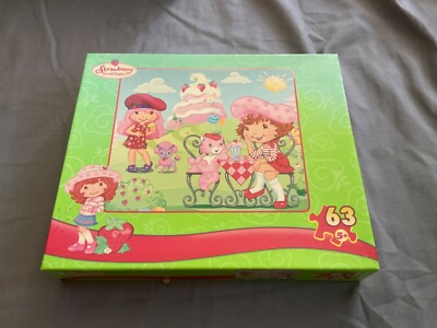 Strawberry Shortcake 63 Piece Jigsaw Puzzle Titled Ice cream Parlor NEW ...