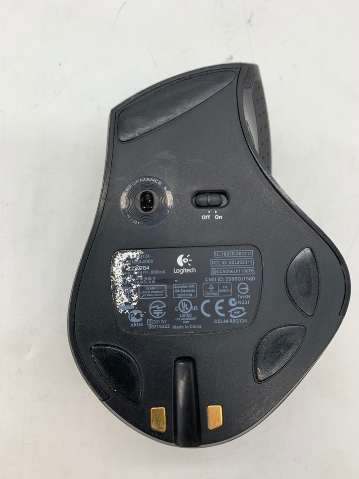 Logitech MX Revolution M-RBQ124 Black Wireless Bluetooth Mouse Free ...