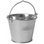 Genware Galvanised Steel Serving Buckets 8.5cm | Mini Food Presentation ...