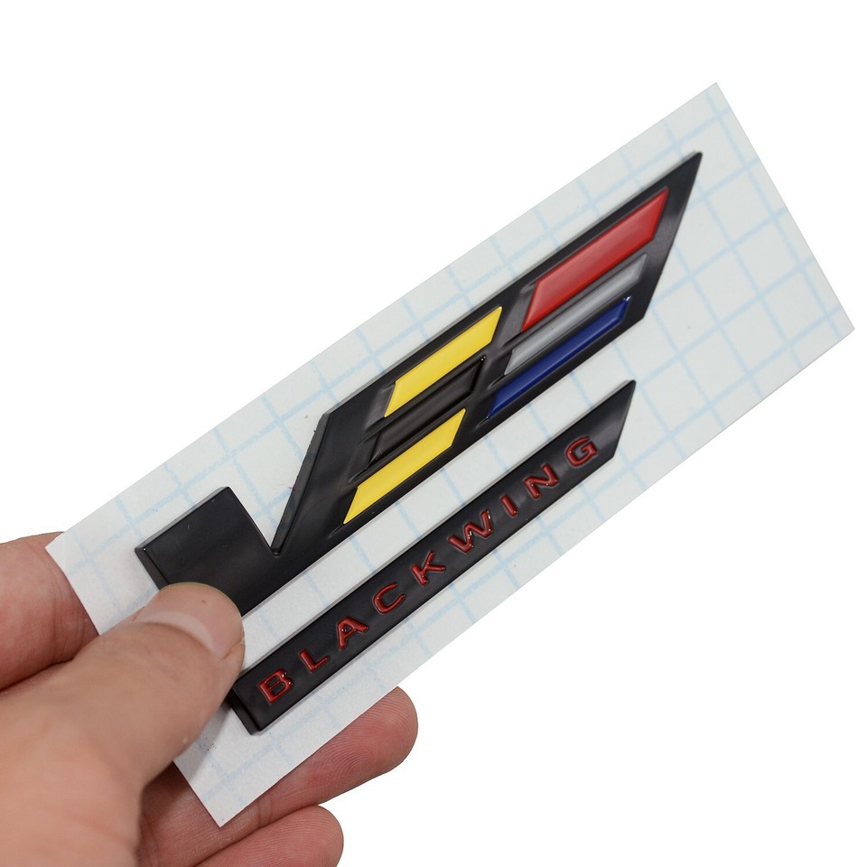 1Pc Fits 2020-2024 CT4 CT5 V-Blackwing Emblems 3D Badge V Logo Black | eBay