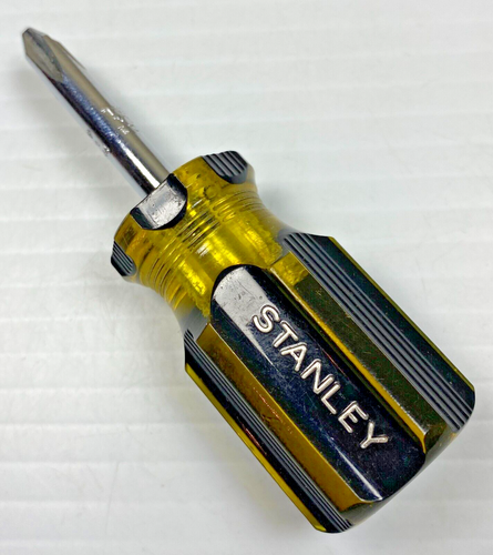Vintage Stanley 100 Plus 2762 - #2 Phillips Head Stubby Screwdriver USA ...