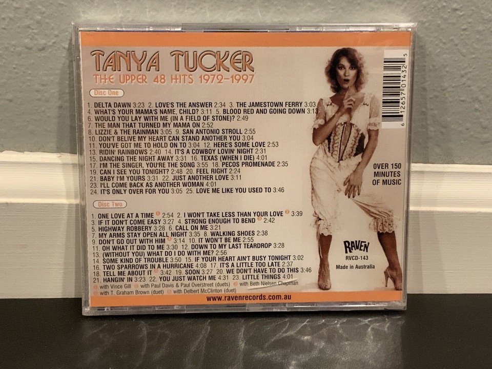 TANYA TUCKER - Upper 48 Hits 1972-97 - 2 CD - **Brand New** - RARE ...