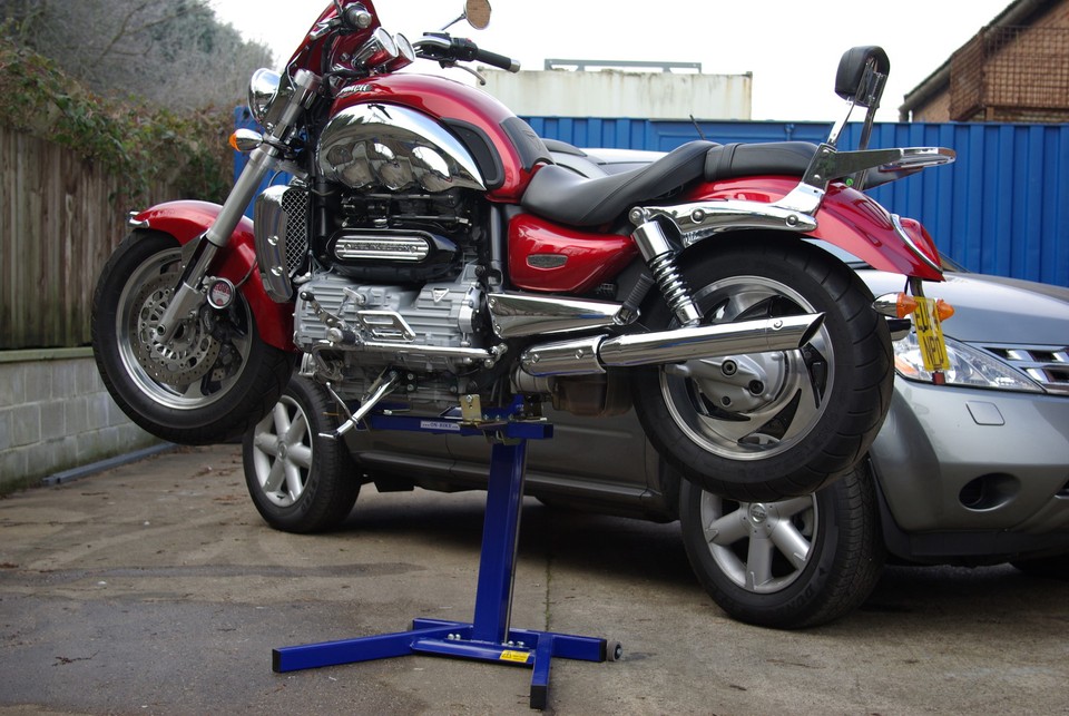 EazyRizer Big Blue Motorcycle lift, Harley Davidson Lift - All ...