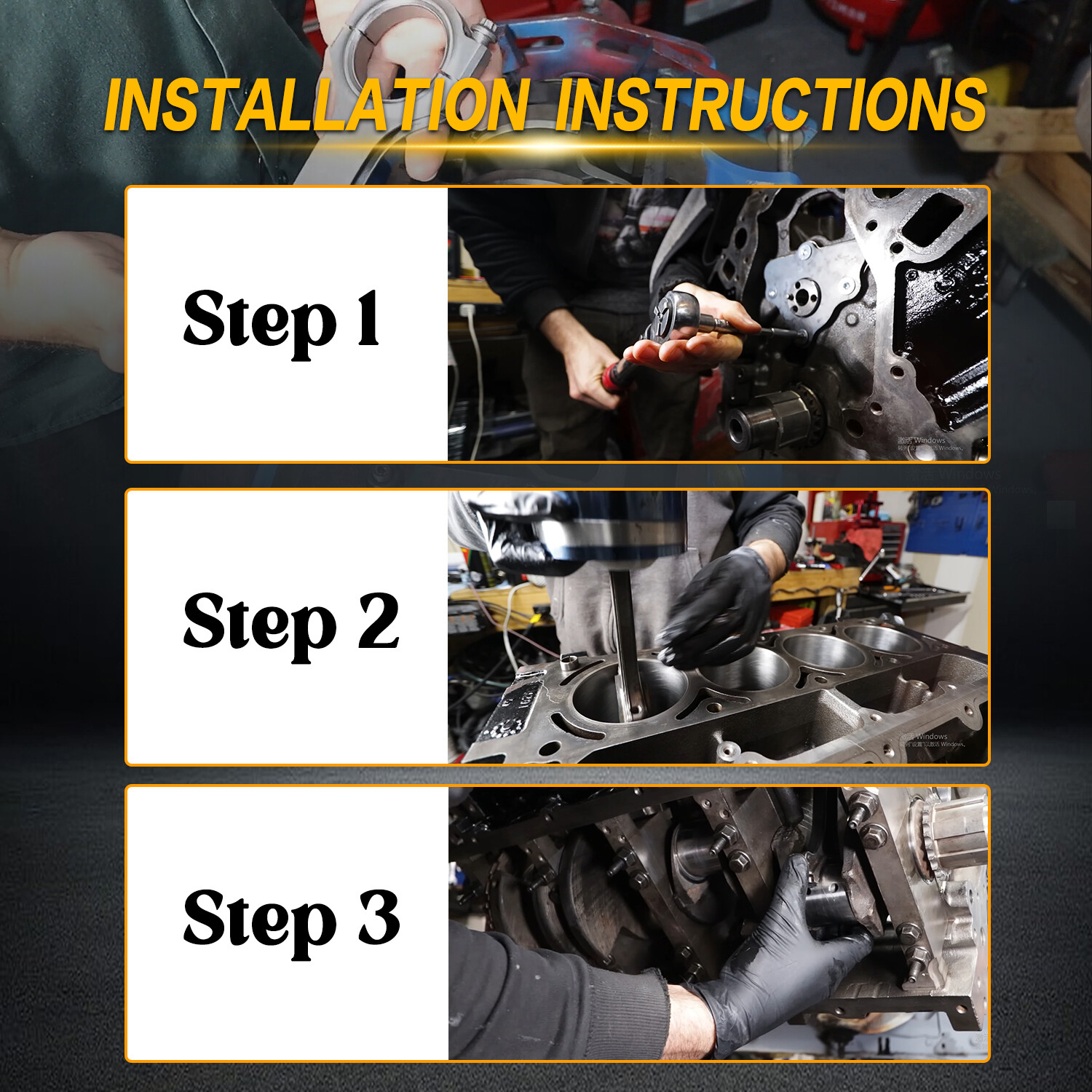 Set of 8 Floating Pin Connecting Rod for 2007-2014 GM Chevy Buick LS2 ...