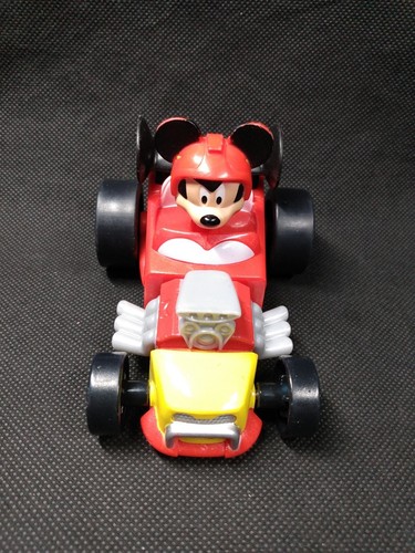 . Disney Mickey Mouse Drag Hot Rod Race Car Toy 2016 Pull Back & GO ...