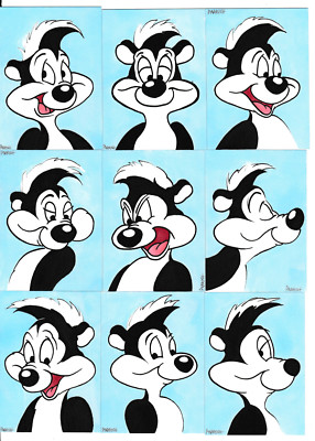 Pepe Le Pew CARDS French BANNED Skunk Cartoon Vinyl Decal Car Bumper ...