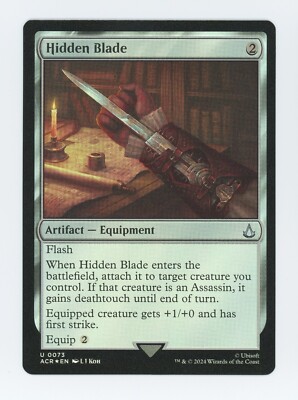 Hidden Blade (Foil) - 0073 - Assassin's Creed - MTG | eBay