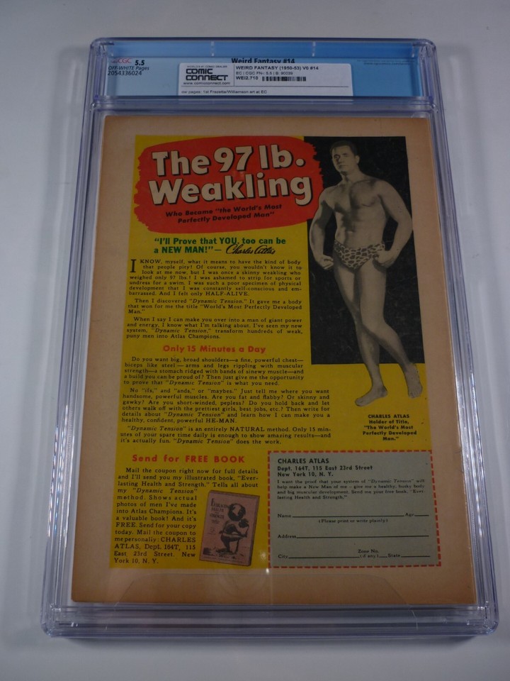 Weird Fantasy #14 (1952) EC Comics Fine- (5.5) Williamson Frazetta art ...