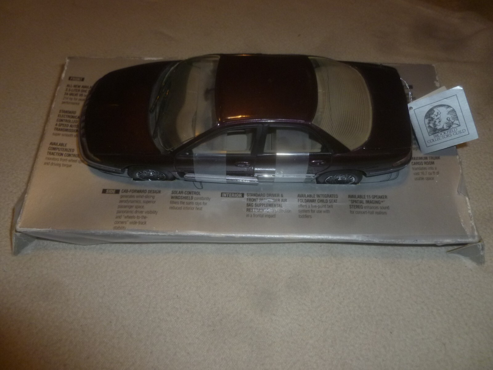 1993 CHRYSLER CONCORDE BROOKFIELD COLLECTORS GUILD DIECAST REPLICA 1:24 ...