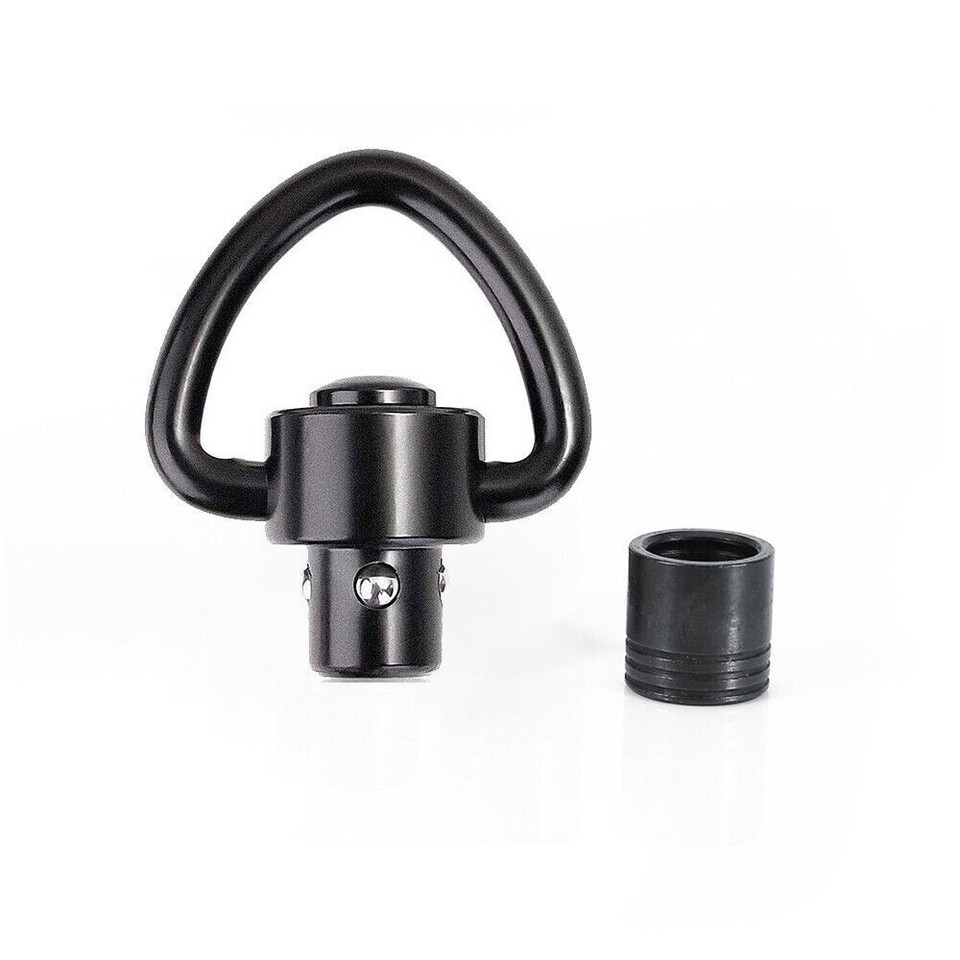 Tactical QD Push Button Sling Swivel Mount Adapter w/ Base For Shotgun ...