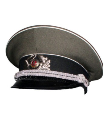 Peaked Uniform Cap NVA Officer DDR VOPO Wehrmacht WWII Type Cold War ...